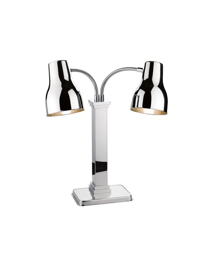 Buy FREE STANDING DUAL HEATING LAMP L27 X W18 X H61.5CM STAINLESS STEEL ...