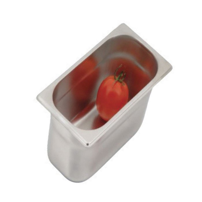 CONTAINER GN 1/4-150 RECTANGULAR 4.0L THICK. 0.8MM STAINLESS STEEL ...
