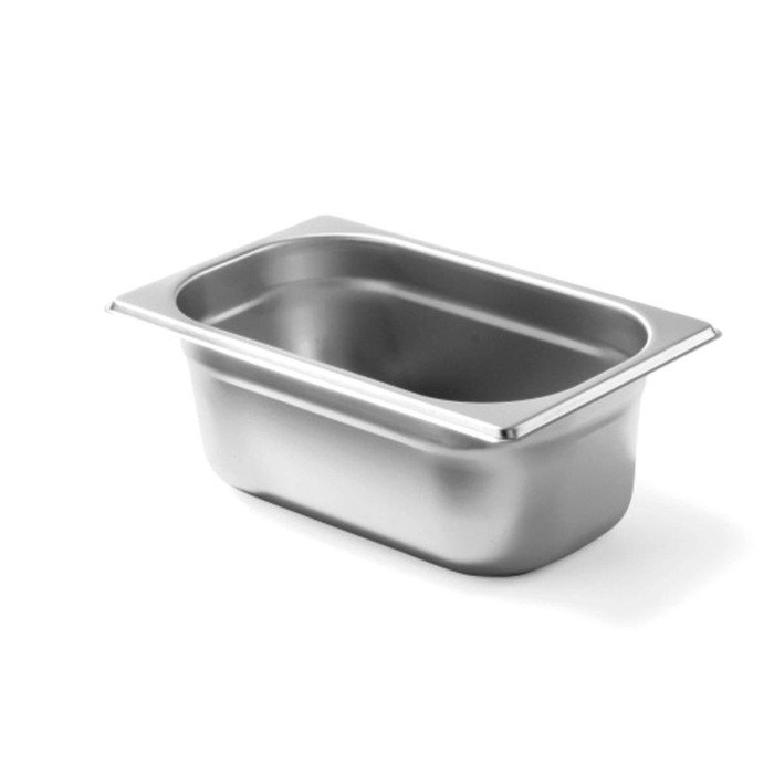 CONTAINER GN 1/4-200 RECTANGULAR 5.5L THICK. 0.8MM STAINLESS STEEL ...
