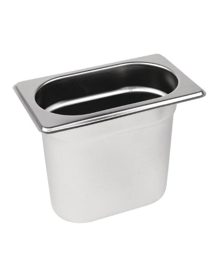 CONTAINER GN 1/9-65 RECTANGULAR 0.6L THICK. 0.6MM STAINLESS STEEL ...