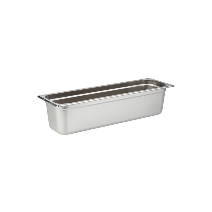 CONTAINER GN 2/4-100 RECTANGULAR 6.5L THICK. 0.6MM STAINLESS STEEL ...