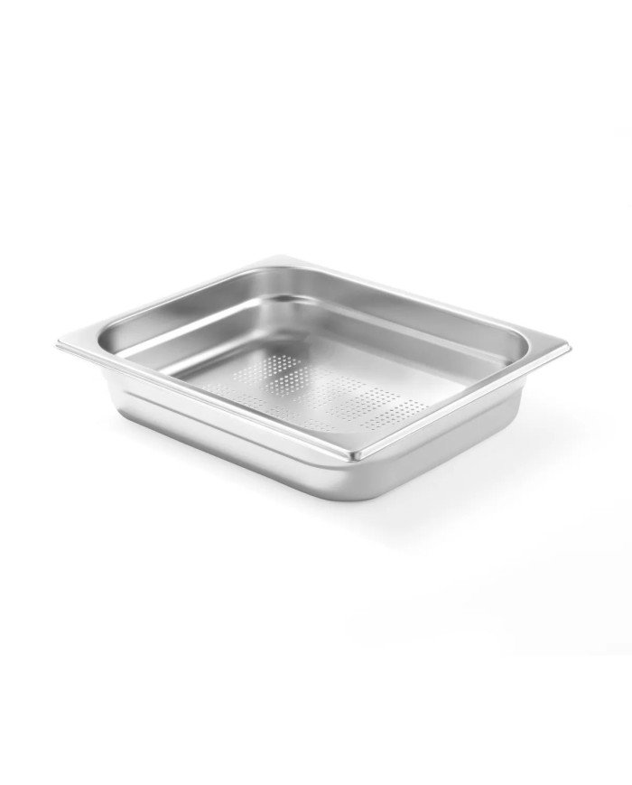 PERFORATED CONTAINER GN 1/2-40 RECTANGULAR 2.0L THICK. 0.8MM STAINLESS ...