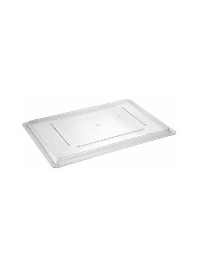 FLAT LID FOR FOOD BOX CLEAR L66.2 X W46CM POLYCARBONATE