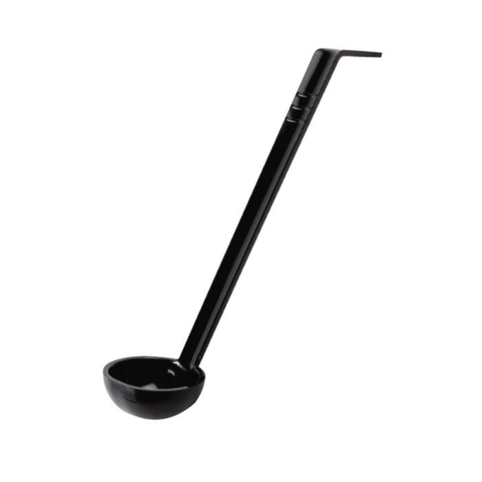 LADLE L21.6CM 2.5CL BLACK POLYCARBONATE