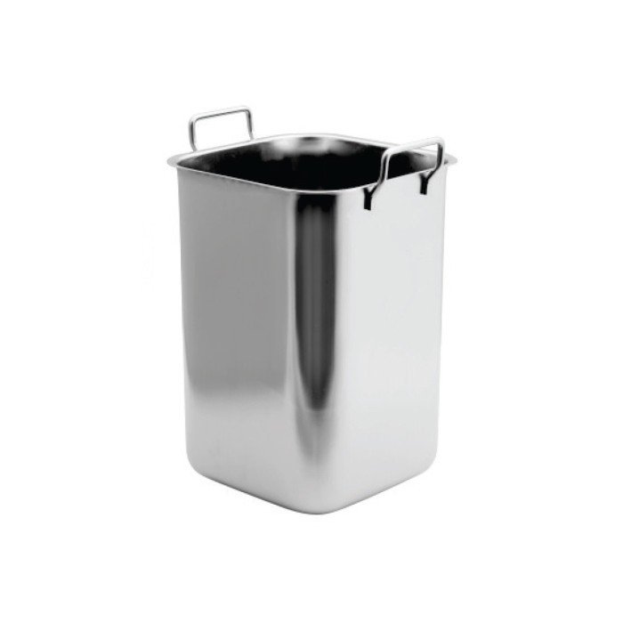CONTAINER WITHOUT LID SQARE 5L STAINLESS STEEL BAIN MARIE