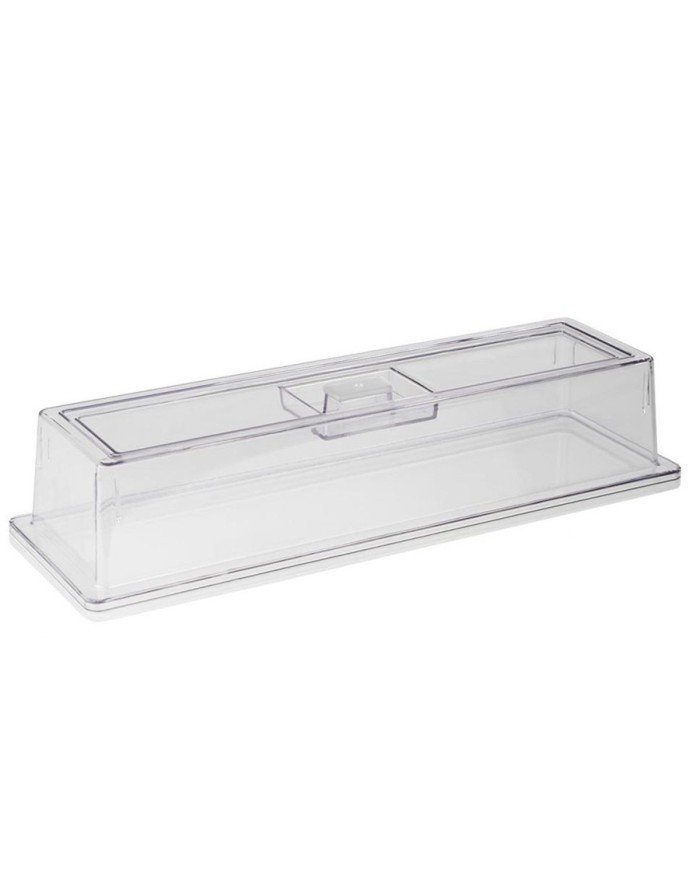 COVER RECTANGULAR CLEAR L53 X W16.2 X H10.5CM POLYCARBONATE