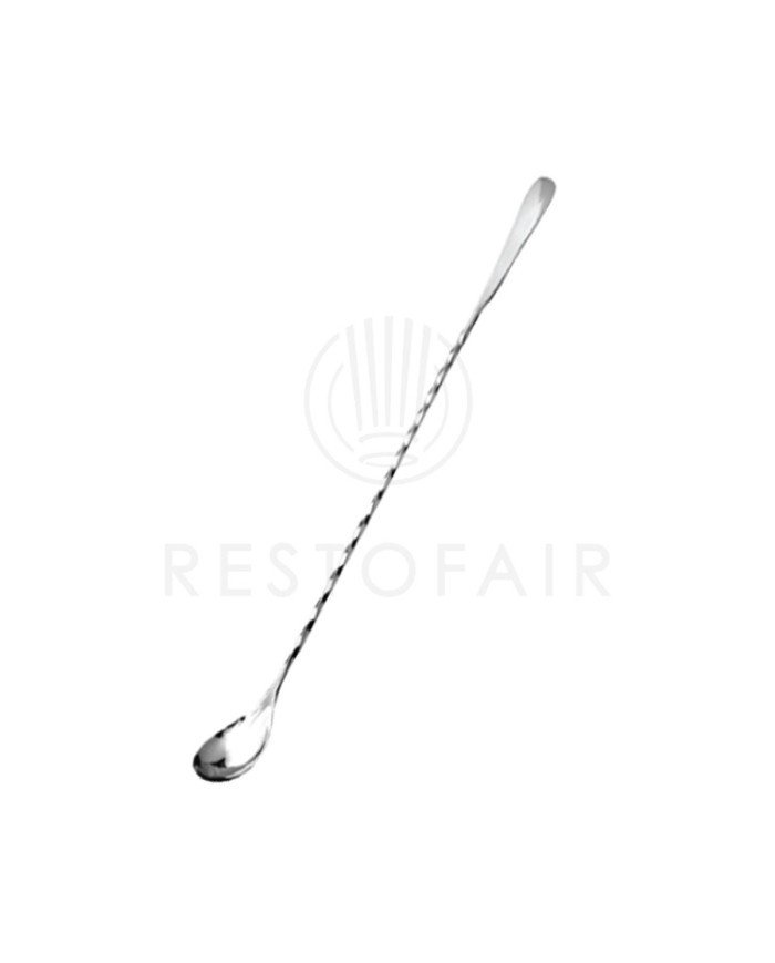 HOFFMAN BAR SPOON/STIRRER TWISTED HANDLE L45CM SST BAR SPOON HOFFMAN BAR SPOON/STIRRER TWISTED HANDLE L45CM SST BAR SPOON