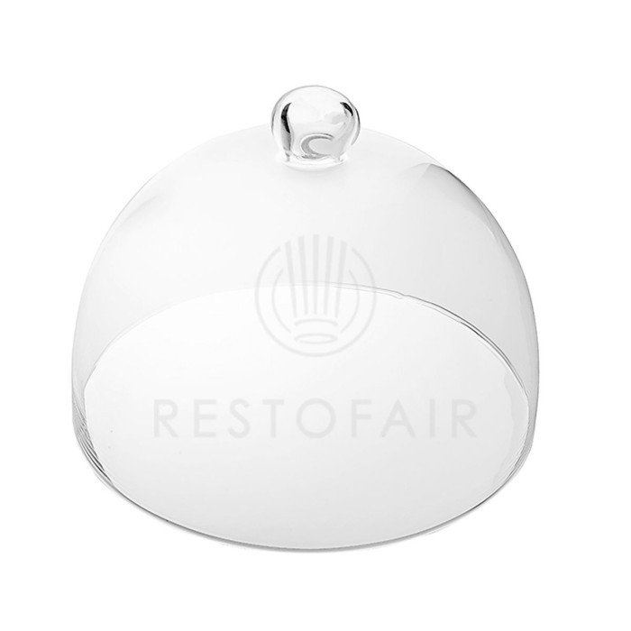 Buy BANQUET DOME COVER D23XH16.5CM CLEAR GLASS | Restofair RAK