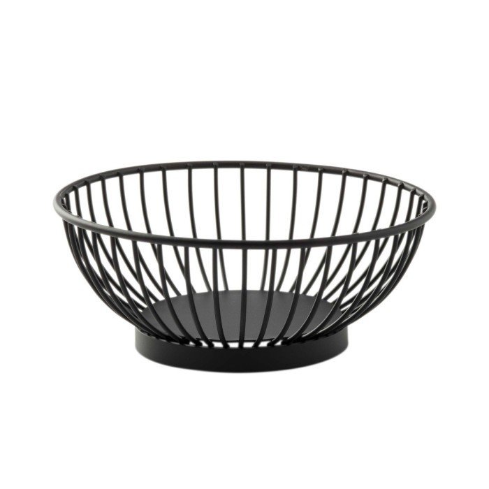 PARISIAN ROUND WIRE BASKET METAL Ø15.2CM H5.7CM