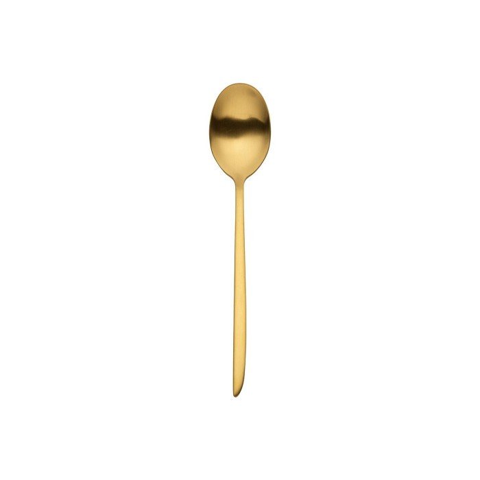 DESSERT SPOON GOLD THICK. 4.0MM STAINLESS STEEL ORCA ETERNUM