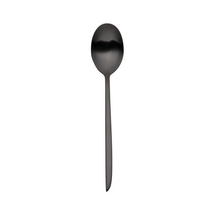 TABLE SPOON BLACK THICK. 4.0MM STAINLESS STEEL ORCA ETERNUM