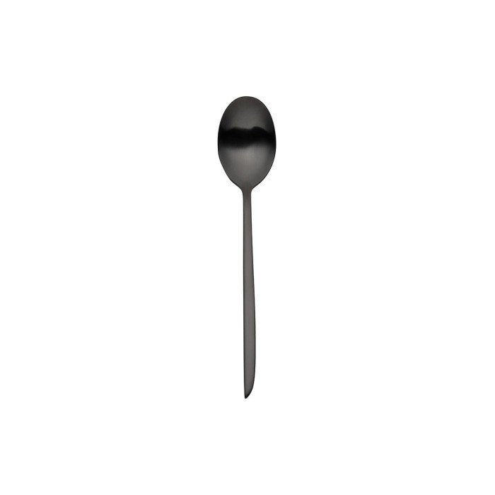 TEA SPOON BLACK THICK. 4.0MM STAINLESS STEEL ORCA ETERNUM