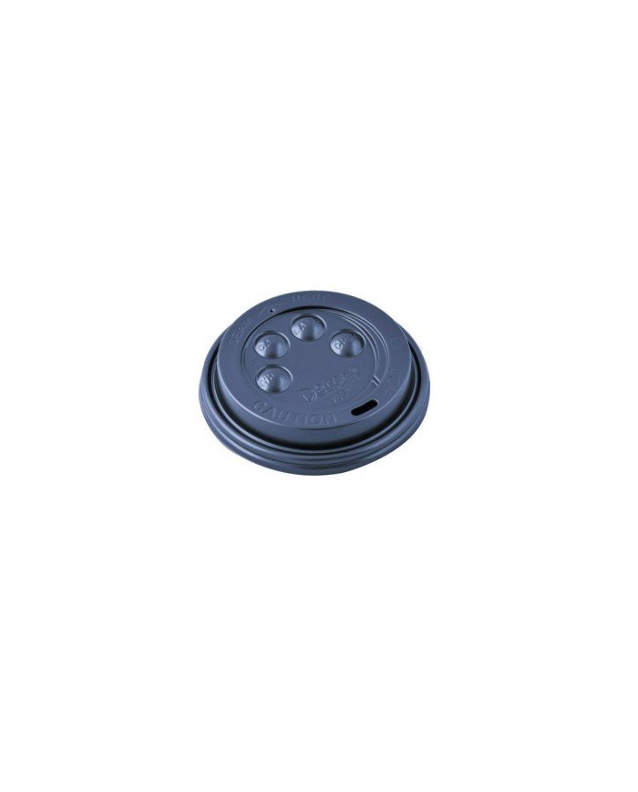 Button Lid Black for VEE Cups 23.7cl Pack of 15