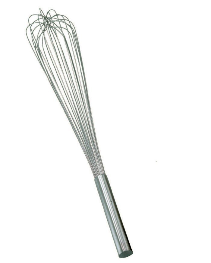 Whisk 35 cm 12 threads stainless steel 1.4 mm stainless steel
