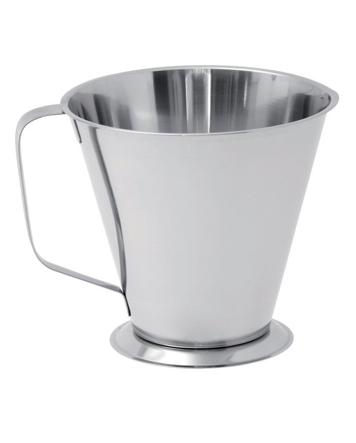 Graduated measure stainless steel 17x14x14 cm 1 L
