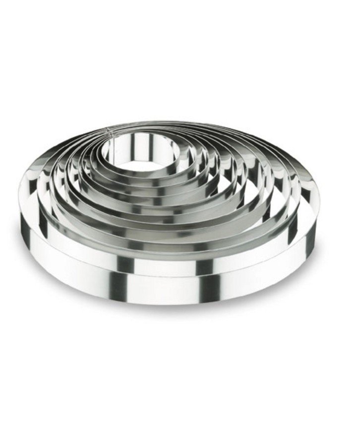 Buy Mousse ring stainless steel Without release liner Ø 18 cm 4.5 cm ...