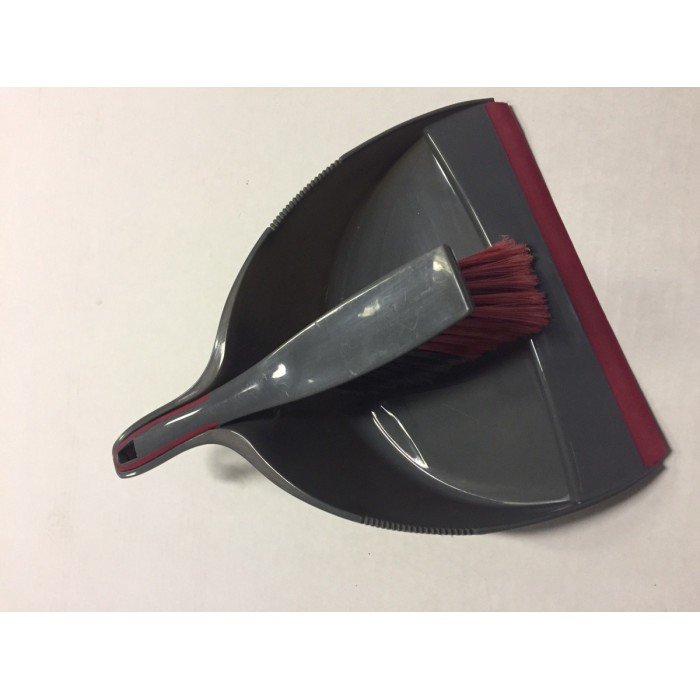 Buy Dustpan and brush grey 24 cm | Restofair RAK