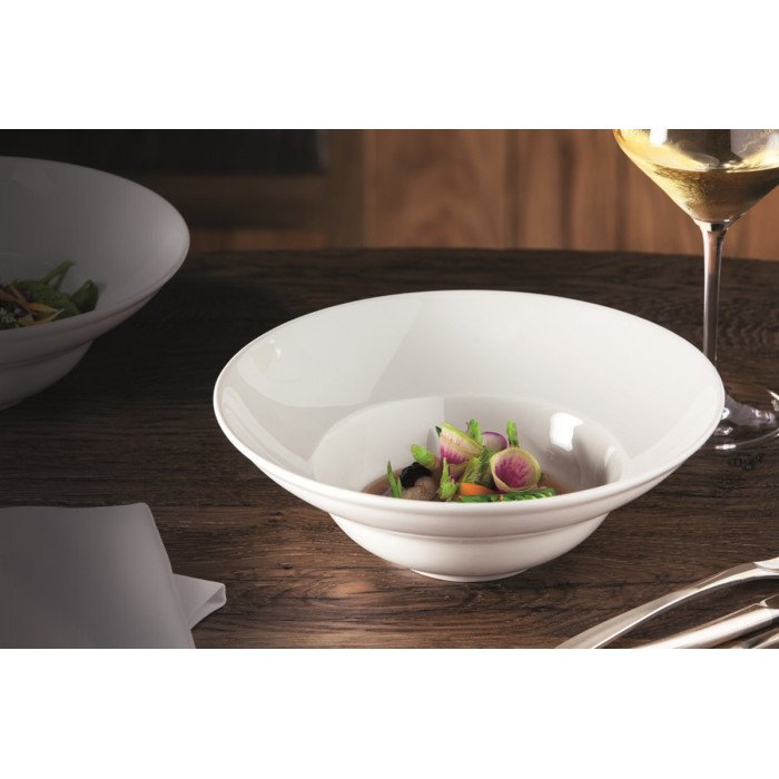 Buy Dinner plate rectangular ivory glazed 29x12 cm Classic Gourmet Rak ...