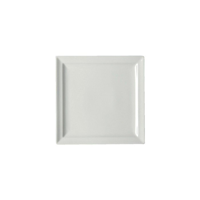 Buy Dinner plate square ivory glazed 24x24 cm Classic Gourmet Rak ...