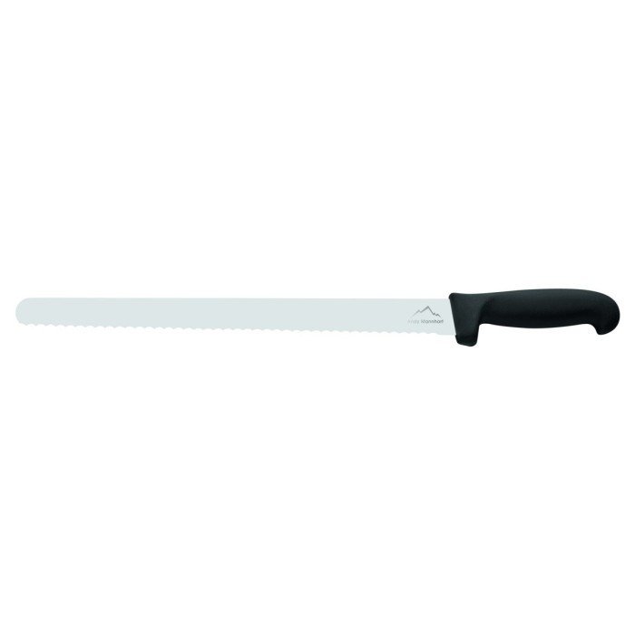 Buy SLICING KNIFE WAVY BLADE BLACK L25CM NYLON HANDLE PC BY AM ...