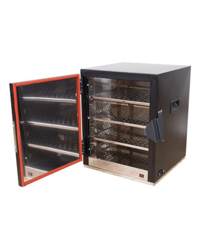 HOT BOX 3+1 ADJUSTABLE SHELVES 40X42XH50CM BLACK/SST INNER CASING ...