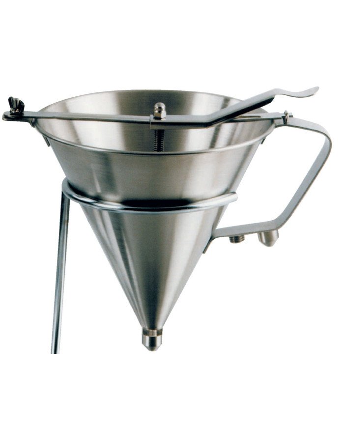 FUNNEL CONFECTIONERY WITH 2 NOZZLES AND STAND SST De Buyer
