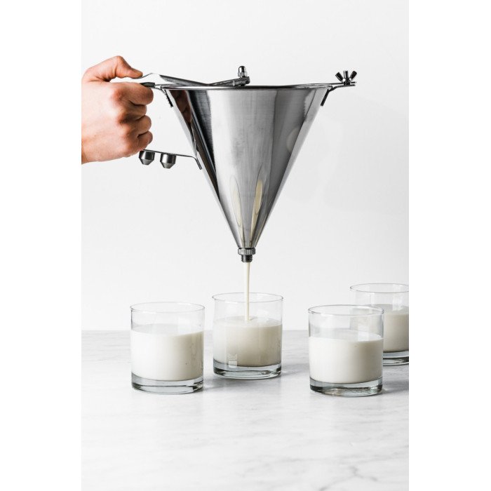 FUNNEL CONFECTIONERY WITH 2 NOZZLES AND STAND SST De Buyer