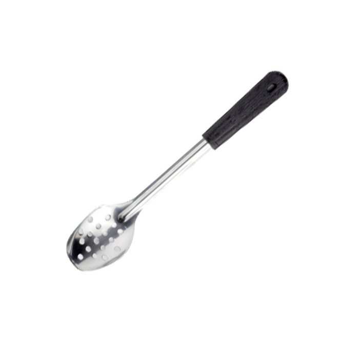Buy PERFORATED SERVICE SPOON WITH BLACK HANDLE L33CM SST | Restofair RAK