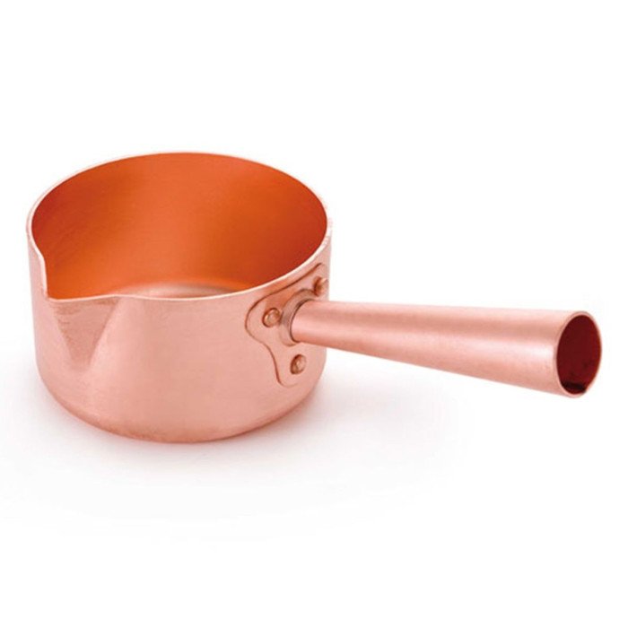 SUGAR PAN D18CM COPPER WITH POURING LIP