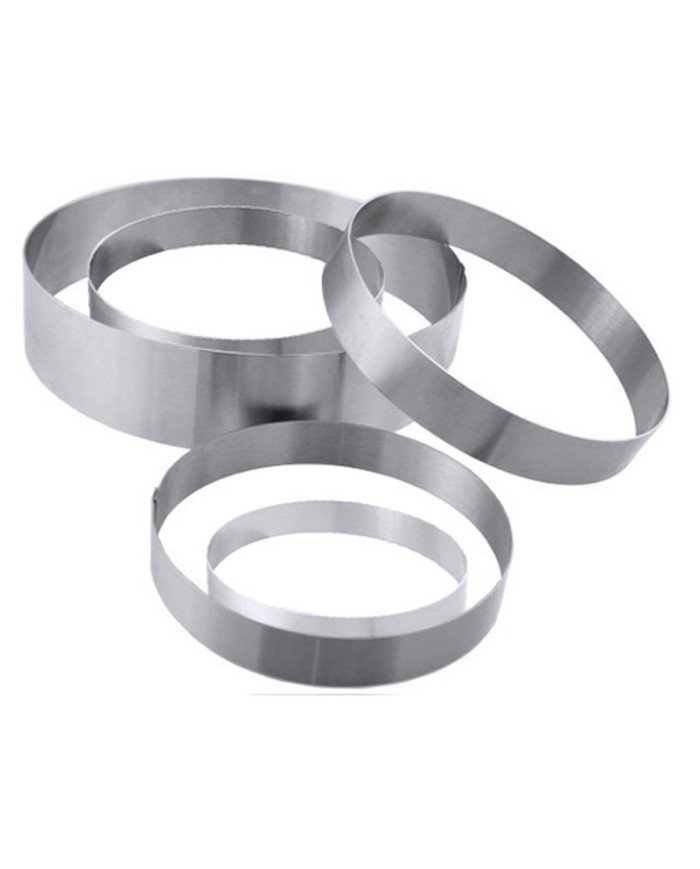 RING CAKE ROUND Ø20CM H6CM STAINLESS STEEL