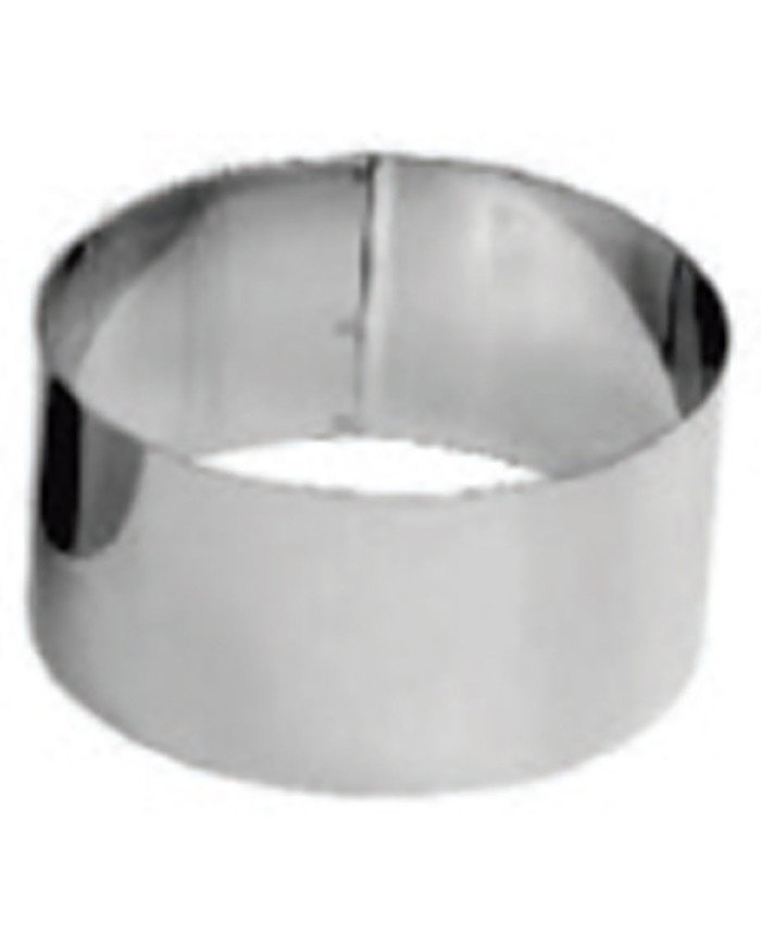 RING CAKE ROUND Ø5CM H5CM STAINLESS STEEL