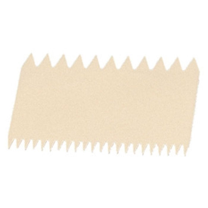 SCRAPER COMB RECTANGULAR R 2 SIDES RECTANGULAR L11 X W7.5CM