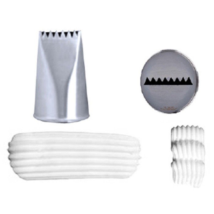 PIPING TUBE STAR RIBBON STAINLESS STEEL