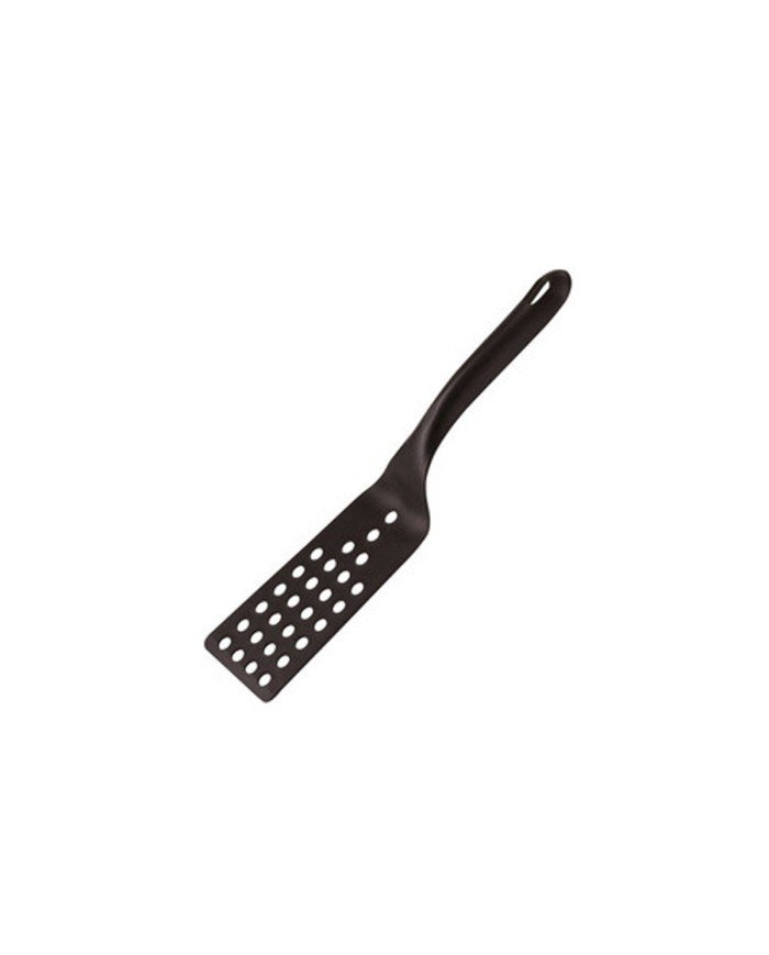 SPATULA TURNER PERFORATED BLACK W6.5CM POLYAMIDE