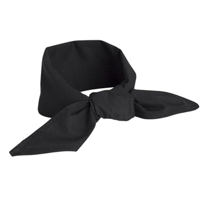 Buy NECK KERCHIEF TRIANGLE BLACK L70 X W70CM CLASSIC PRO.COOKER ...