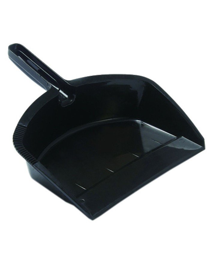 Buy HEAVY DUTY BLACK DUST PAN L31.1 X W21 X H6.7CM PLASTIC | Restofair RAK