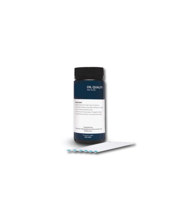 BOX OF 100 FRYING OIL QUALITY TEST STRIPS