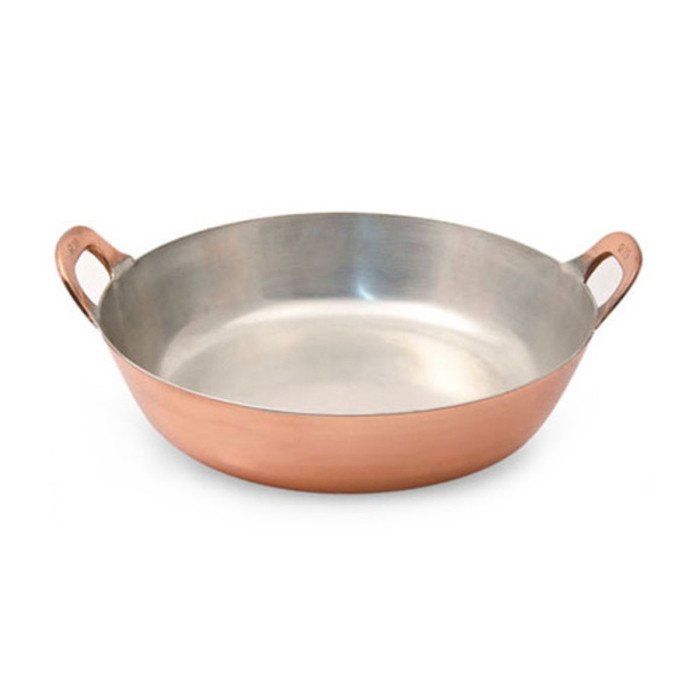 TEMPURA POT D43XH14.7CM COPPER OUSTIDE/SST INSIDE