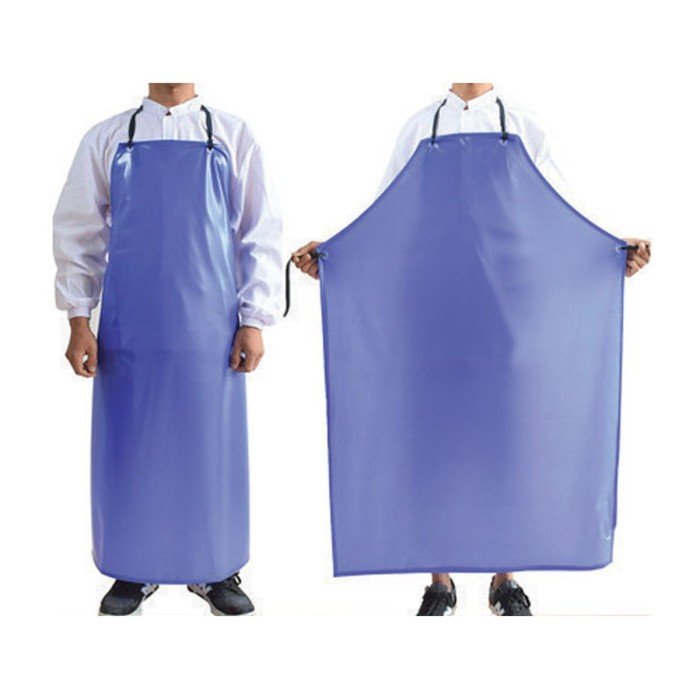 Buy PROTECTIVE APRON BLUE L120 X W90CM PVC PRO.COOKER | Restofair RAK