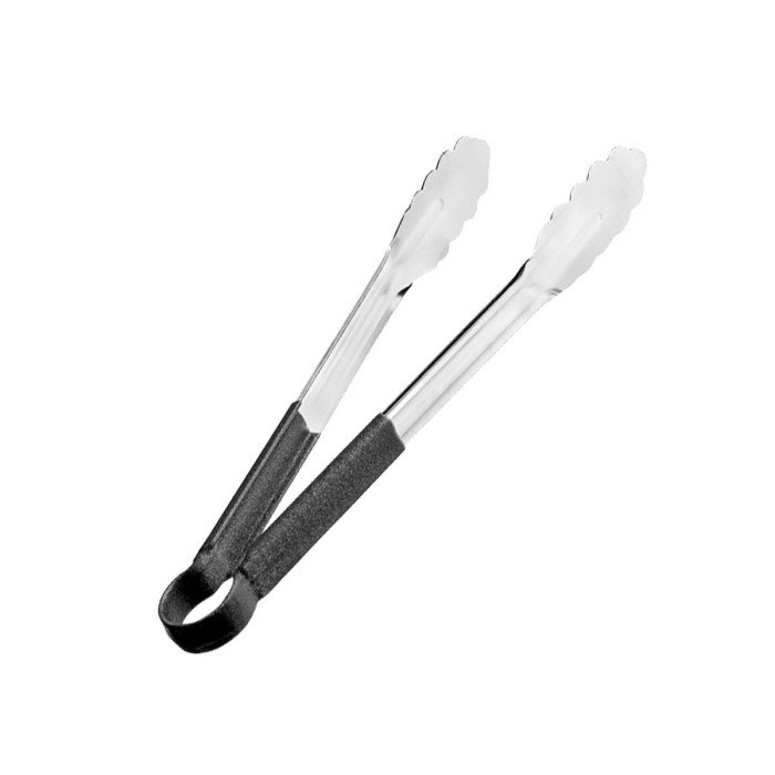 Buy BLACK SCALLOPED GRIP TONG L41.5CM SST WITH VINYL-COATED HANDLE ...