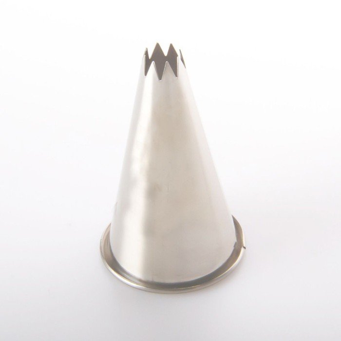 PIPING TUBE STAR SET OF 10 SIZES STAINLESS STEEL