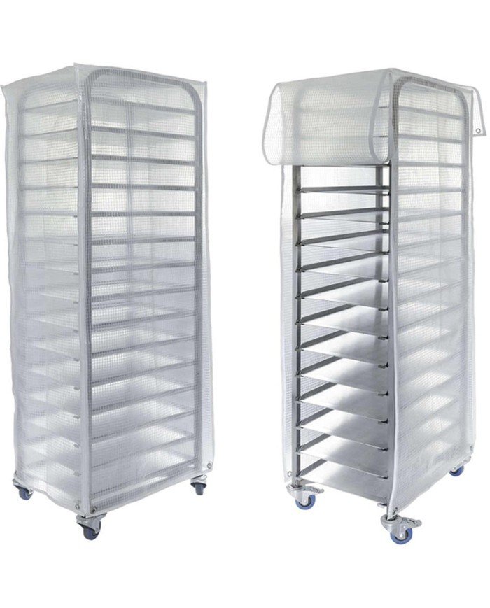 ZIPPERED COVER FOR RACKING TROLLEY GN2/1 WASHABLE LDPE