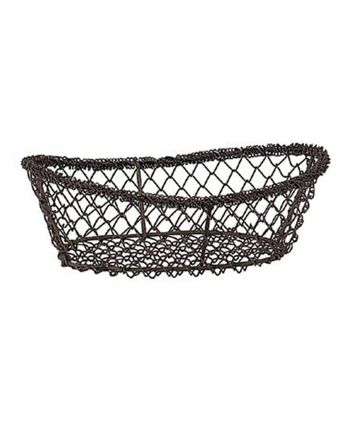 Buy Basket oval black 23x15x8 cm Pro.mundi | Restofair RAK
