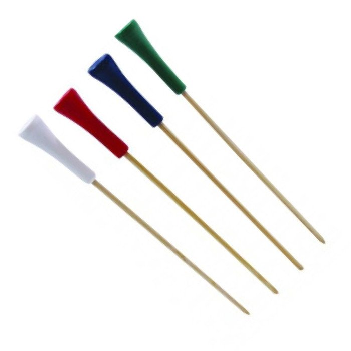 Buy BAMBOO GOLF TEE PICK ASSORTED COLORS PACK OF 100 L11.4CM ...