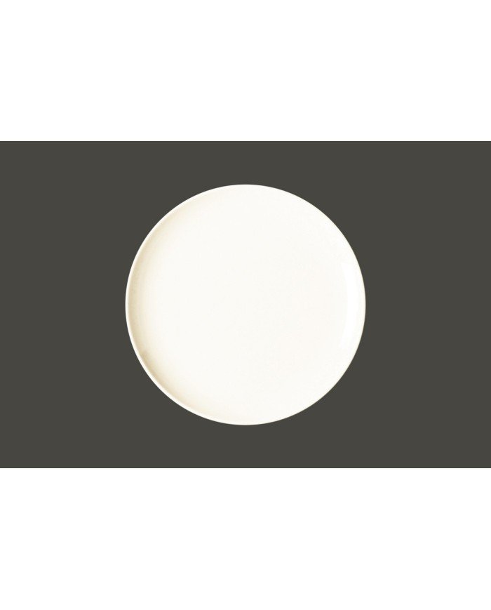 Flat coupe plate round ivory glazed Ø 24 cm Nano Rak