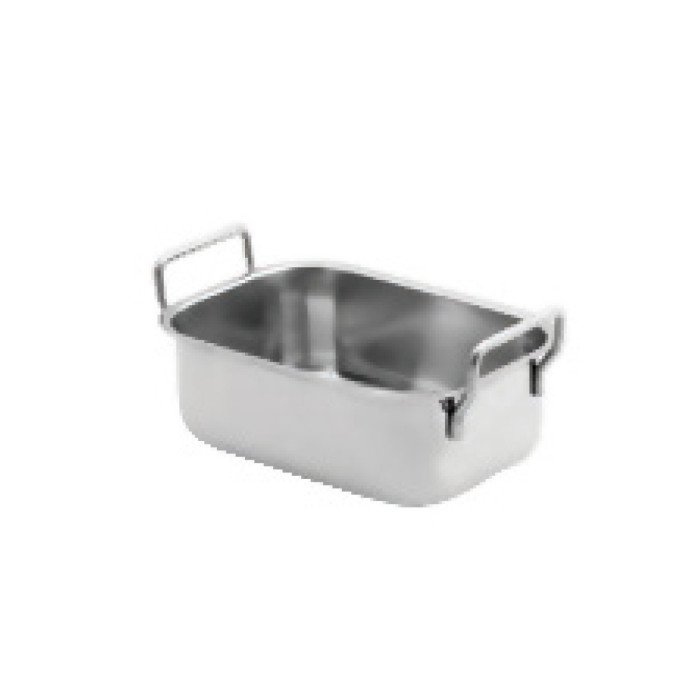 CONTAINER WITHOUT LID RECTANGULAR 0.7L STAINLESS STEEL BAIN MARIE