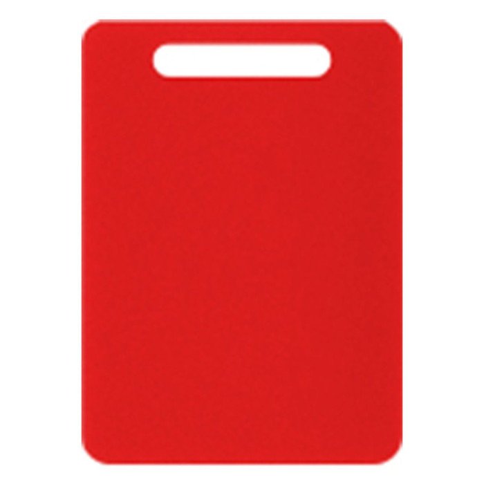 Buy RED CUTTING BOARD 25X15X1.2CM WITH HANDLE | Restofair RAK