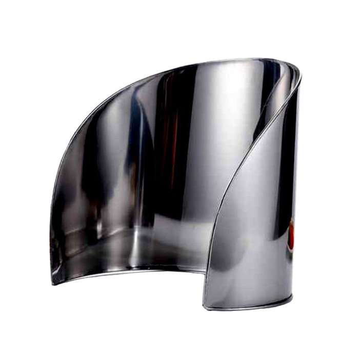 SHIELD FOR ROUND CUTTING BOARD L80 X W40CM SST