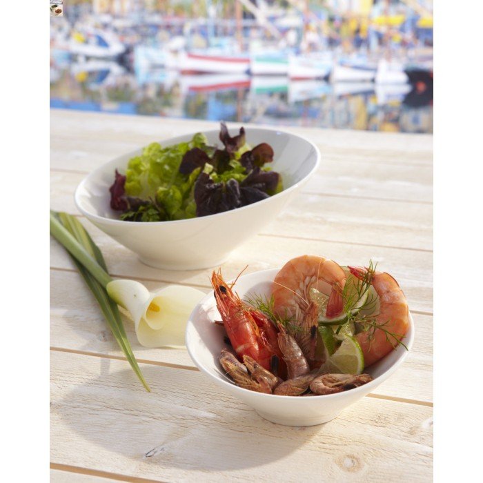 Buy Dish round white porcelain Ø 9 cm Tutti Pro.mundi | Restofair RAK