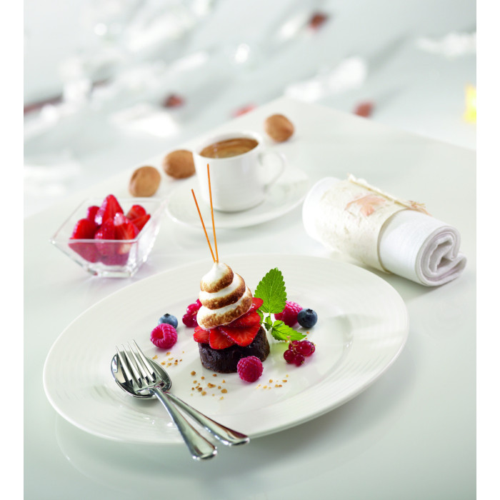Buy Dinner plate round ivory porcelain Ø 24 cm Rondo Rak | Restofair RAK